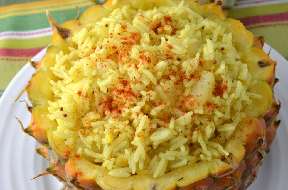 Spicy Pineapple Rice | Foodie On Board