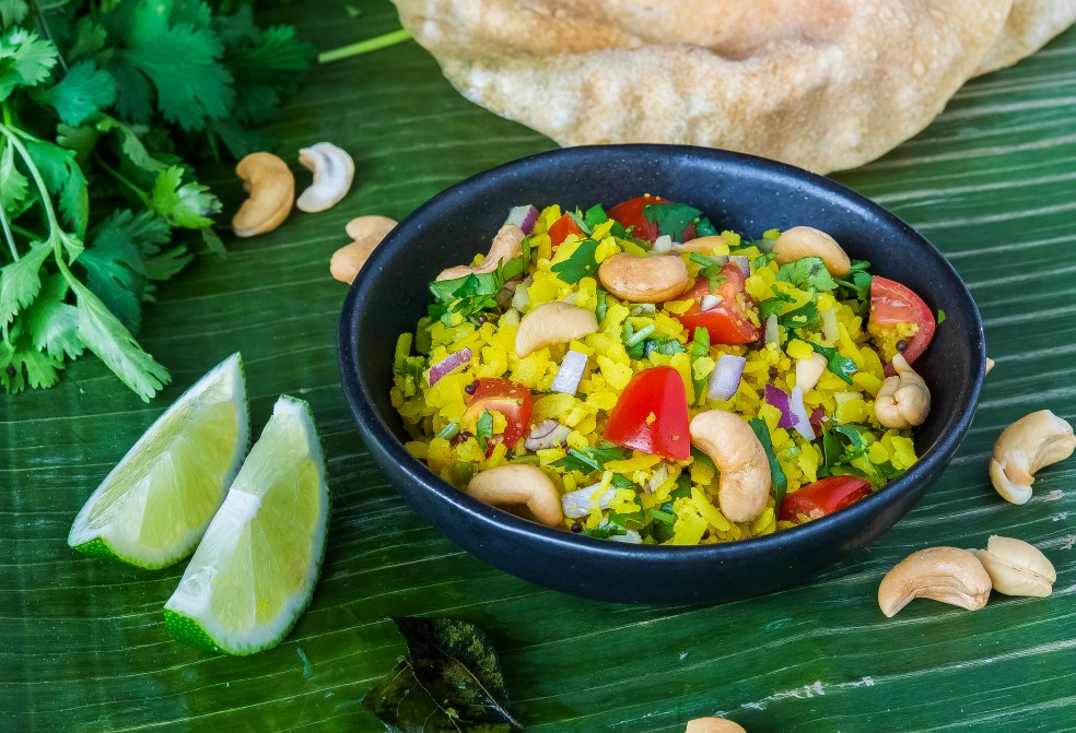 Poha (Flattened Rice) Salad | Foodie On Board